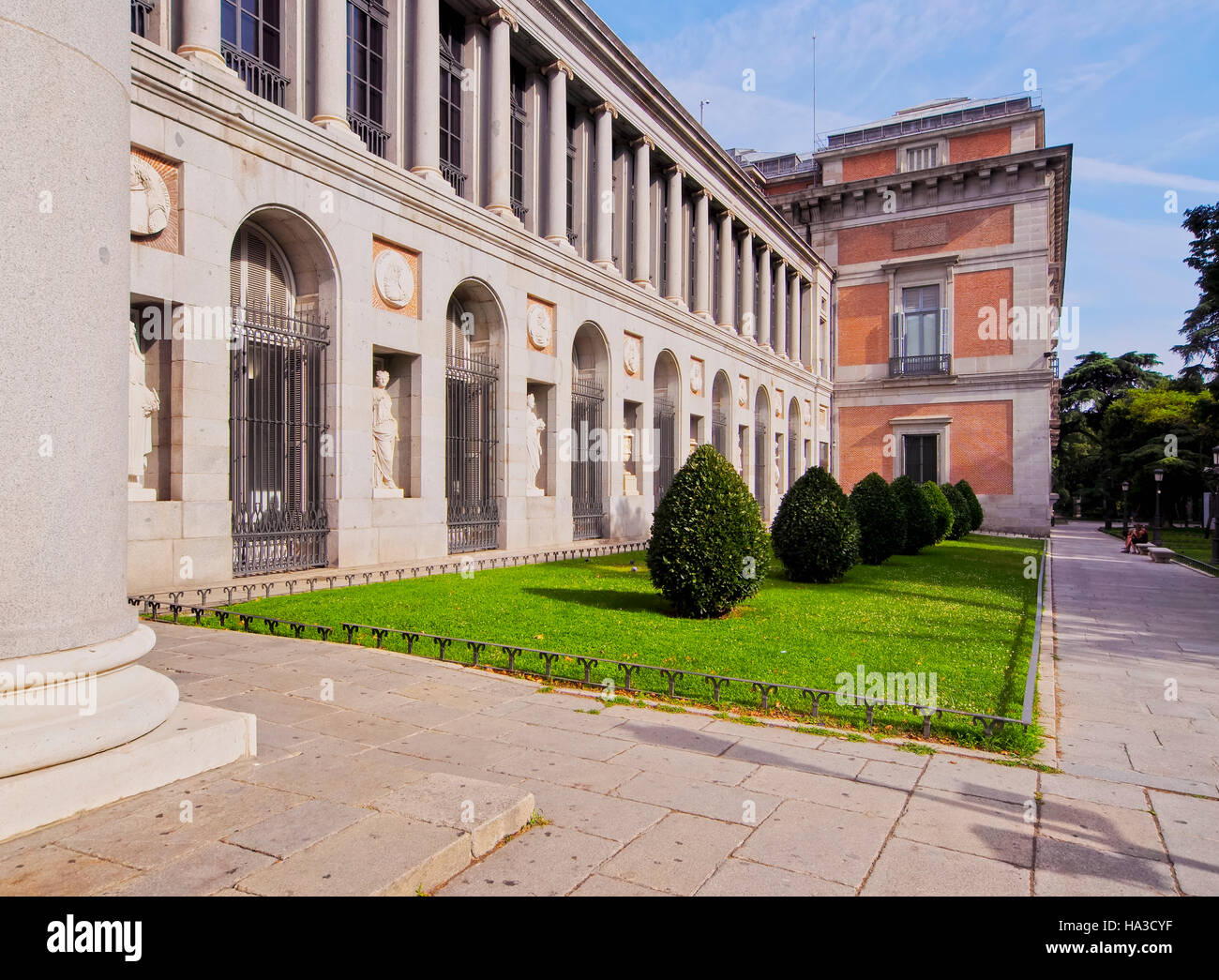 Spain, Madrid, View of the Prado Museum Stock Photo - Alamy