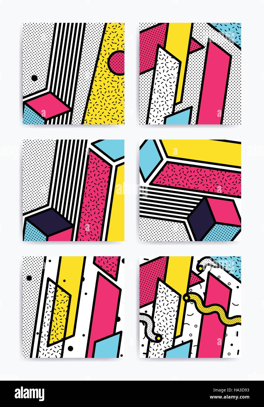 Colorful Pop art set Stock Vector Image & Art - Alamy