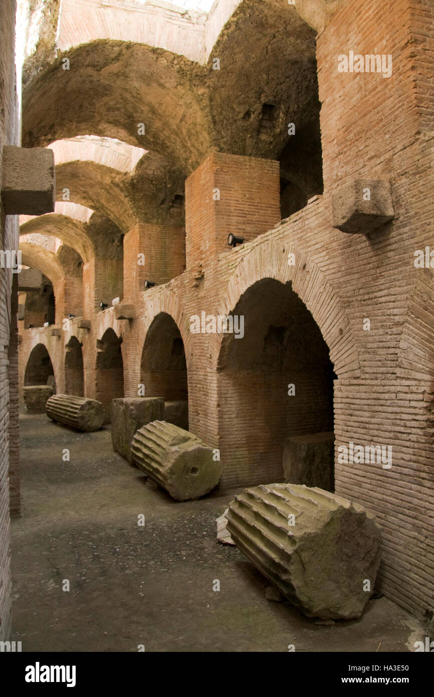 Neronian Flavian Amphitheatre, Roman ruins in Pozzuoli, Naples ...