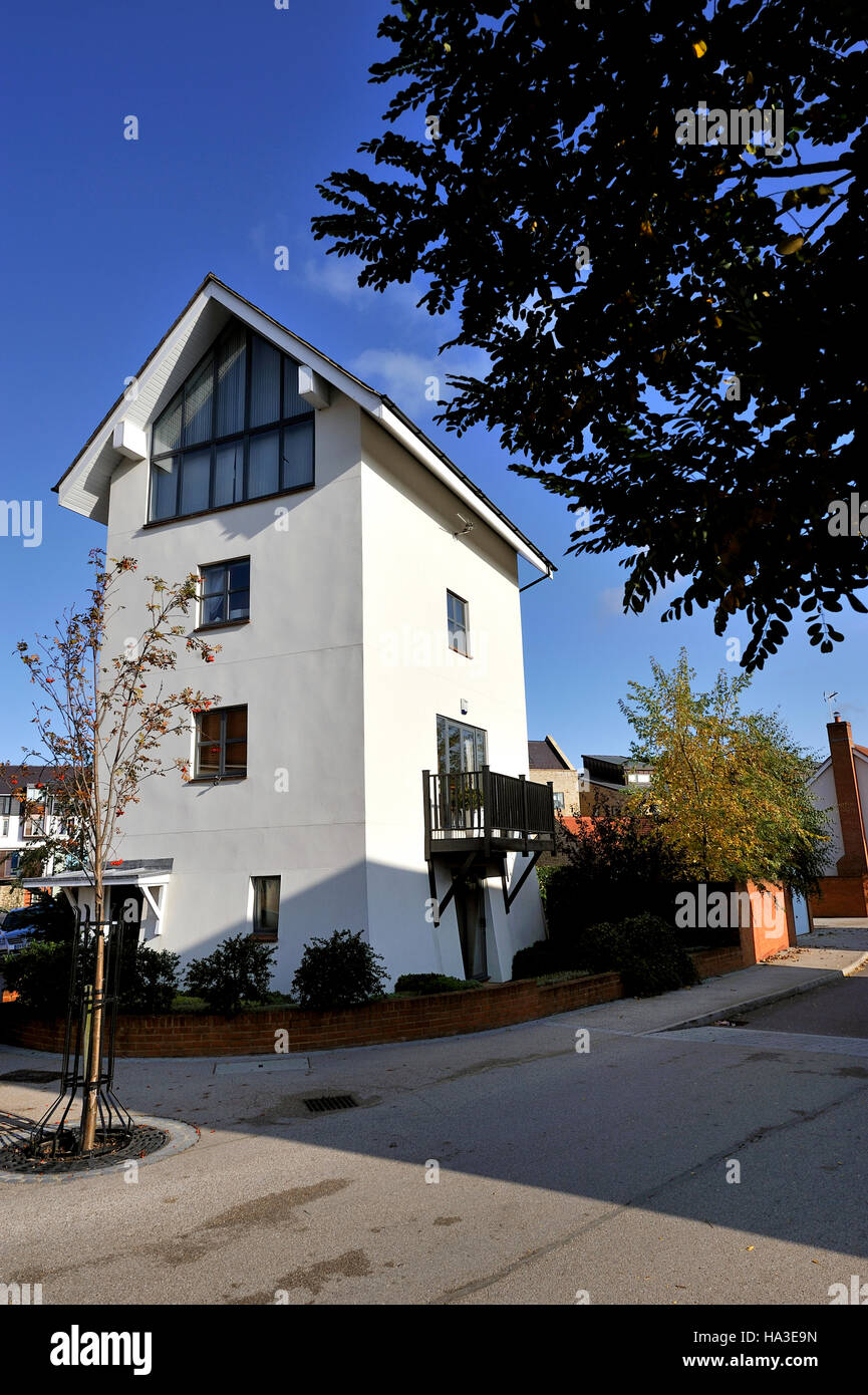 A modern development of interestingly designed architectural housing at ...