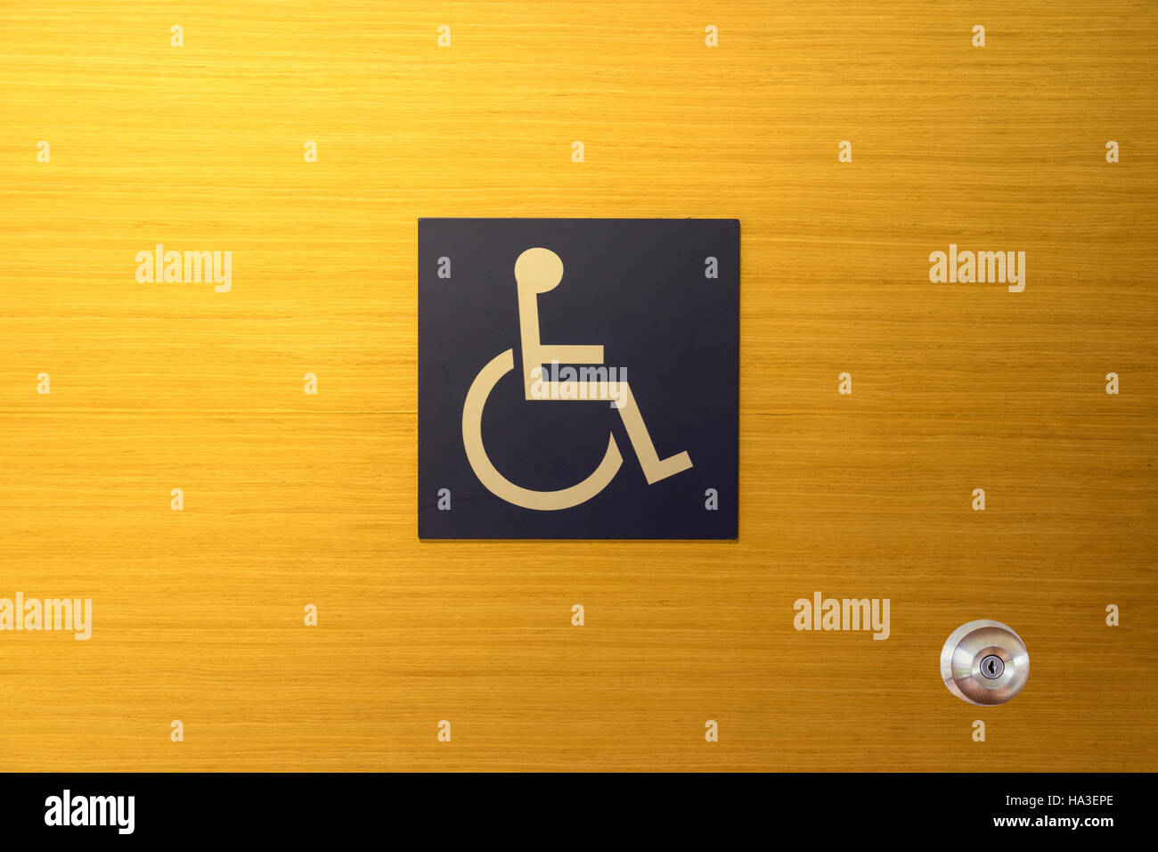 abstract toilet signs on wood door with light filter Stock Photo - Alamy