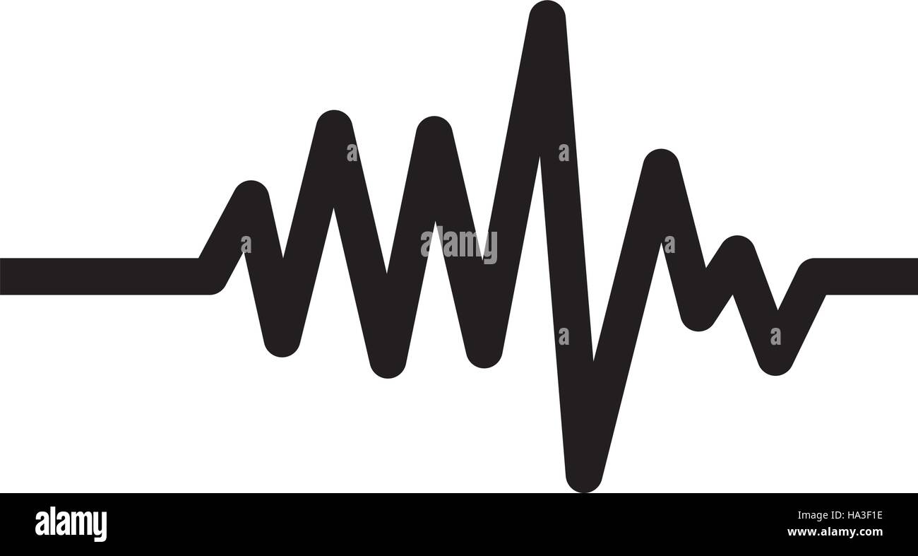monochrome heart beat monitor pulse line vector illustration Stock ... monochrome heart beat monitor pulse line vector illustration Stock ...