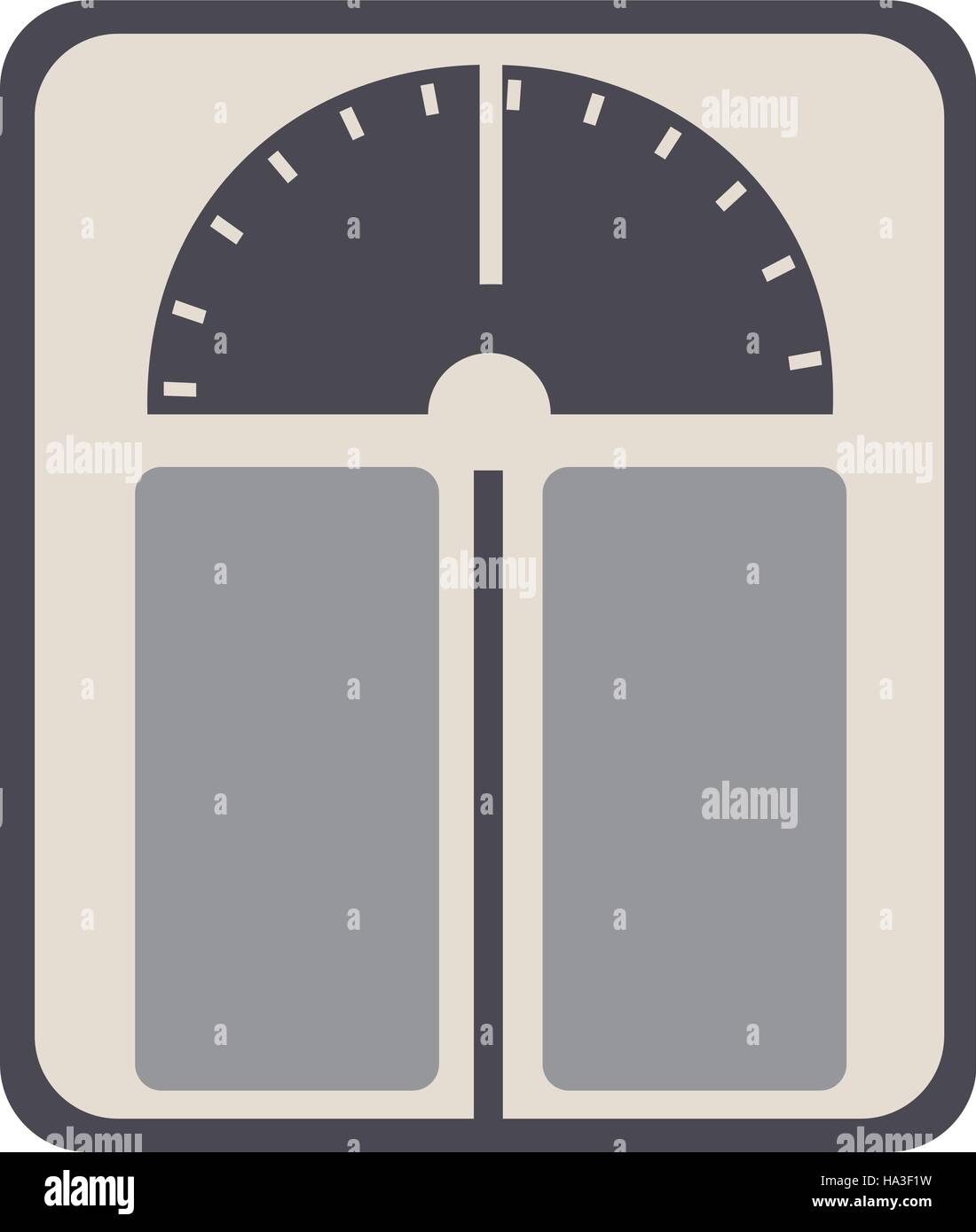 silhouette gray of scales for weight control vector illustration Stock ...