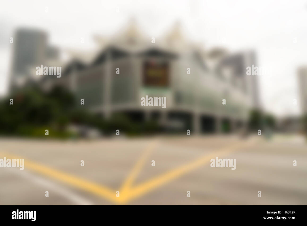 abstract junction and building and street on blur background - can use ...