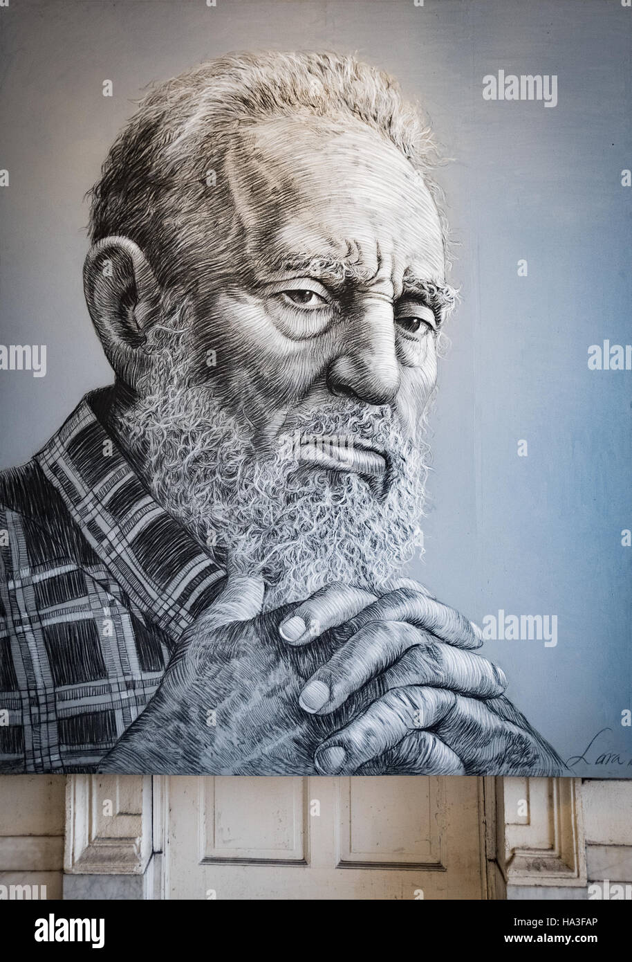 Fidel castro portrait hi-res stock photography and images - Alamy