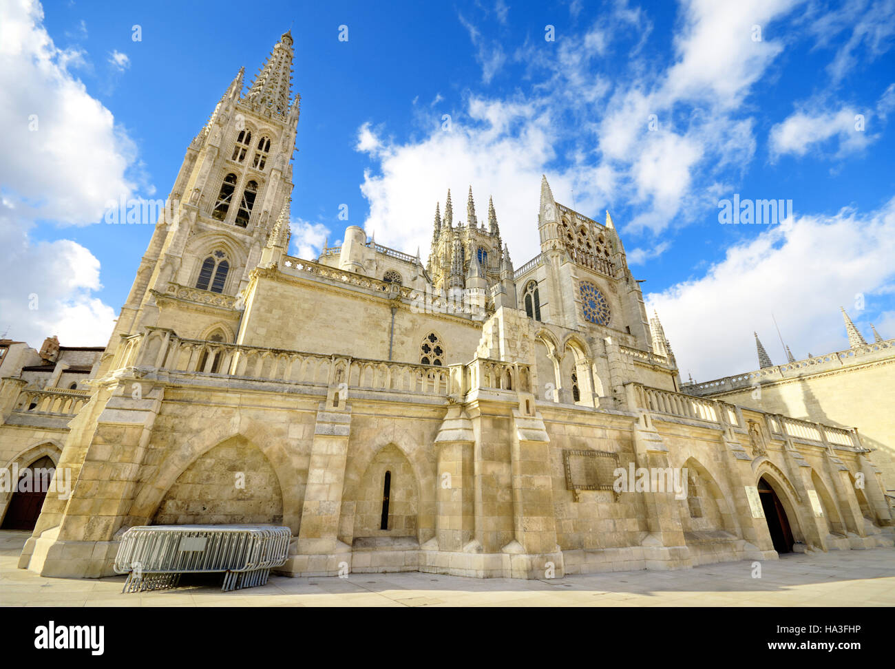 Burgos Cathedral.Famous Spanish Landmark Stock Photo - Alamy