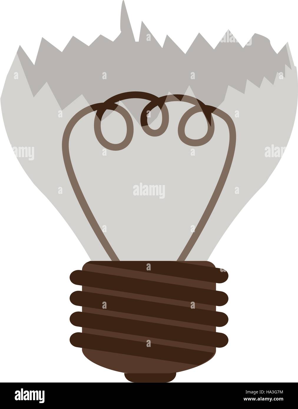 Broken Light Bulb Clip Art