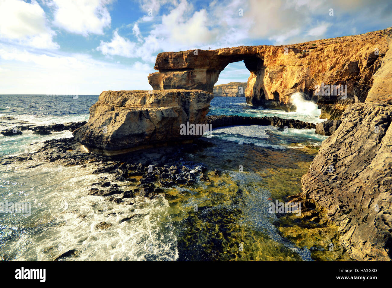The blue window Stock Photo - Alamy