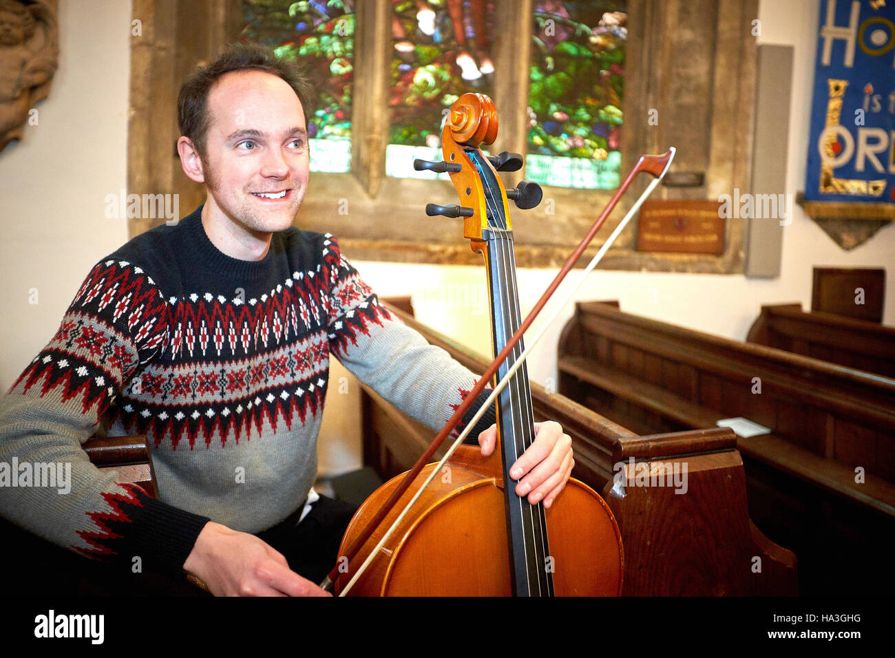 Jon Ouin, a member of folk-pop band Stornoway, pictured in St Michael ...