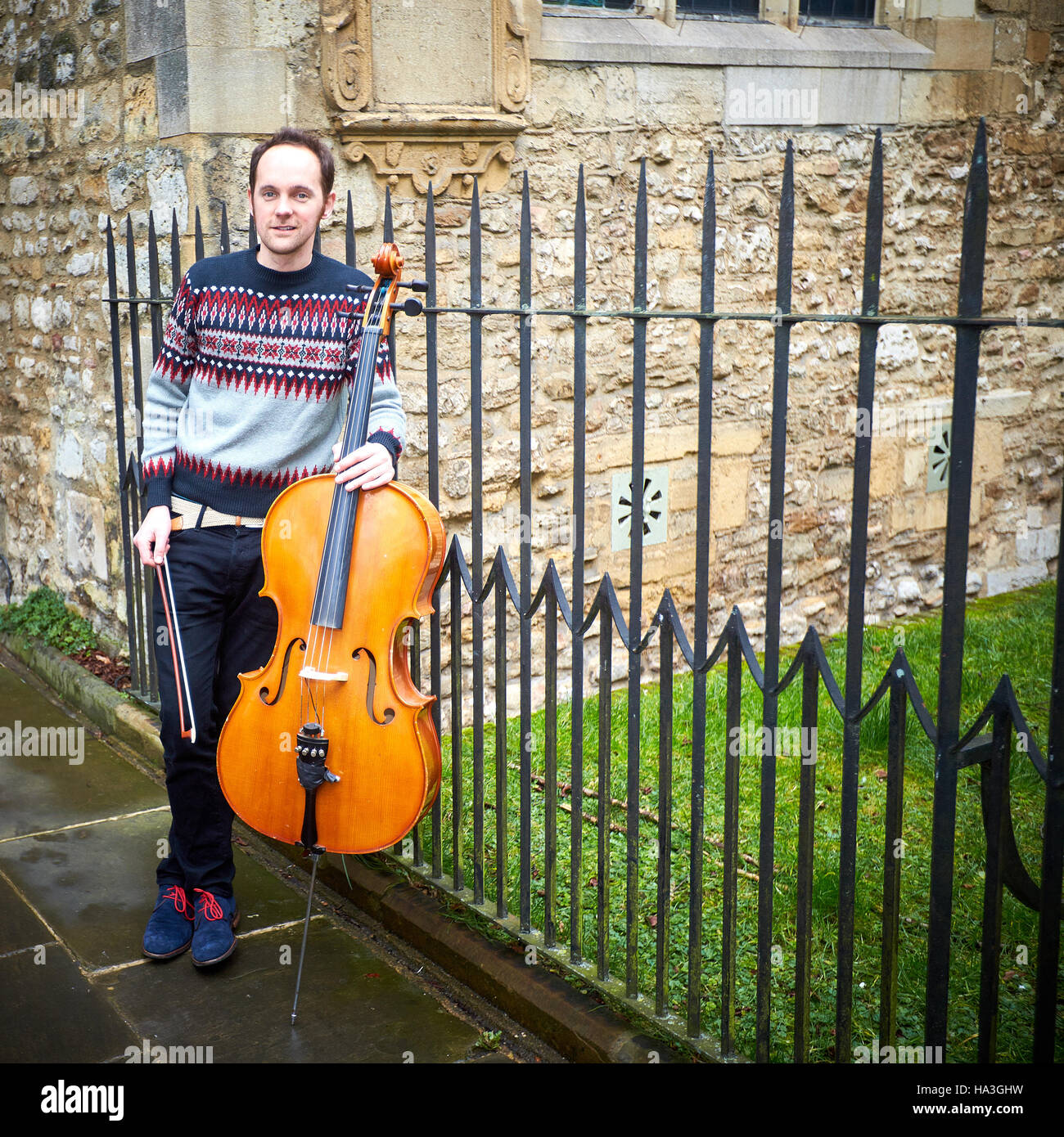 Jon Ouin, a member of folk-pop band Stornoway, pictured in St Michael ...