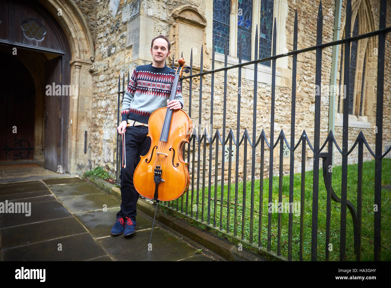 Jon Ouin, a member of folk-pop band Stornoway, pictured in St Michael ...