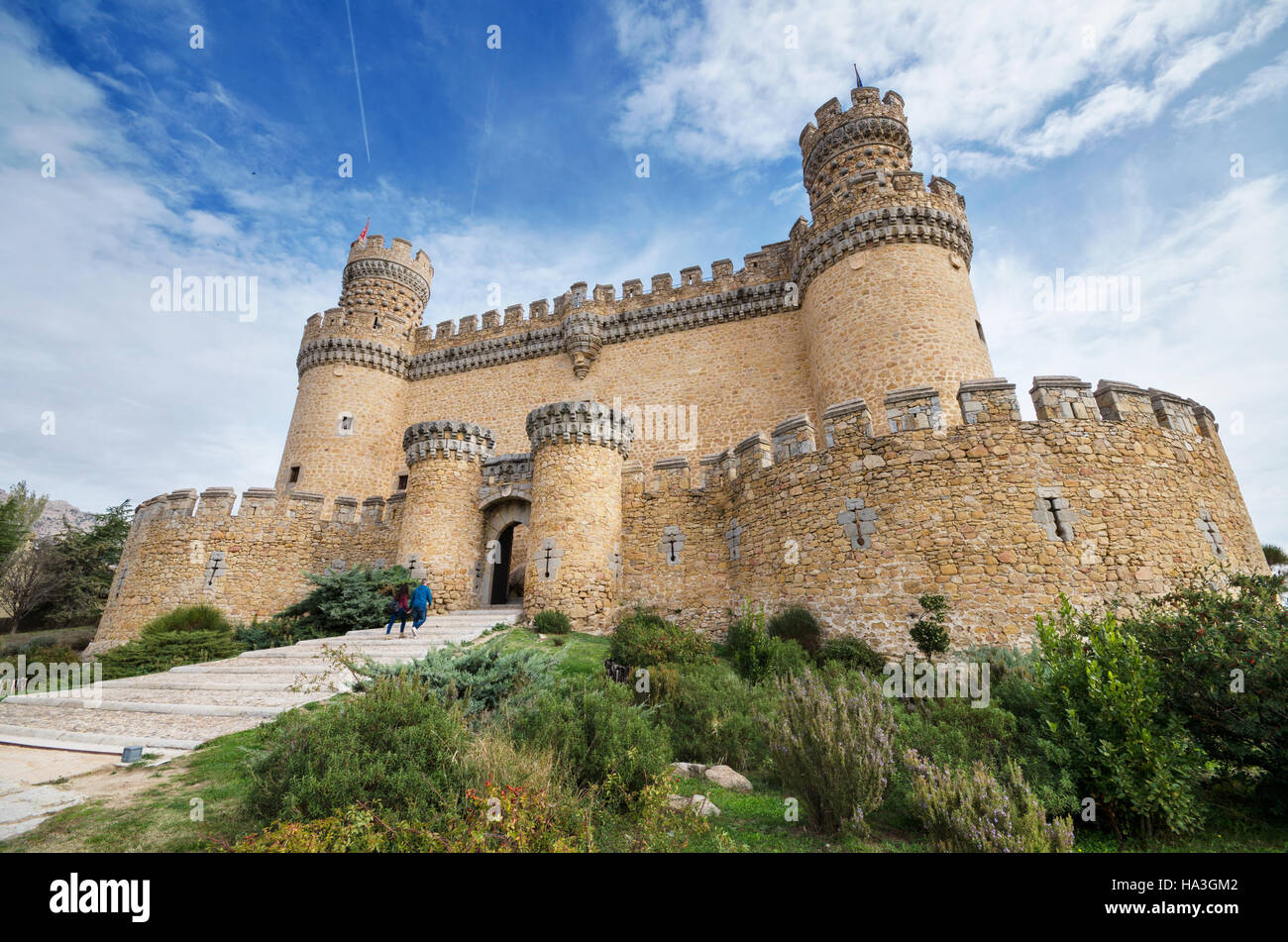 Castle of the mendoza manzanares hi-res stock photography and images ...