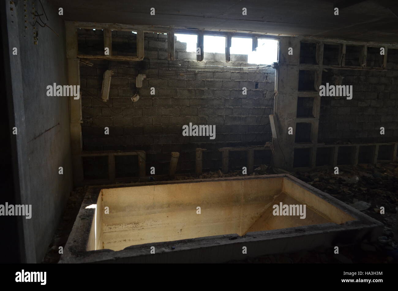 Urban Exploration photography adventure, walk in abandoned place Stock ...