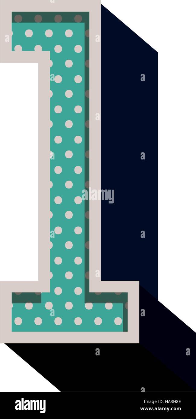 Number in green color font Stock Vector Images - Alamy