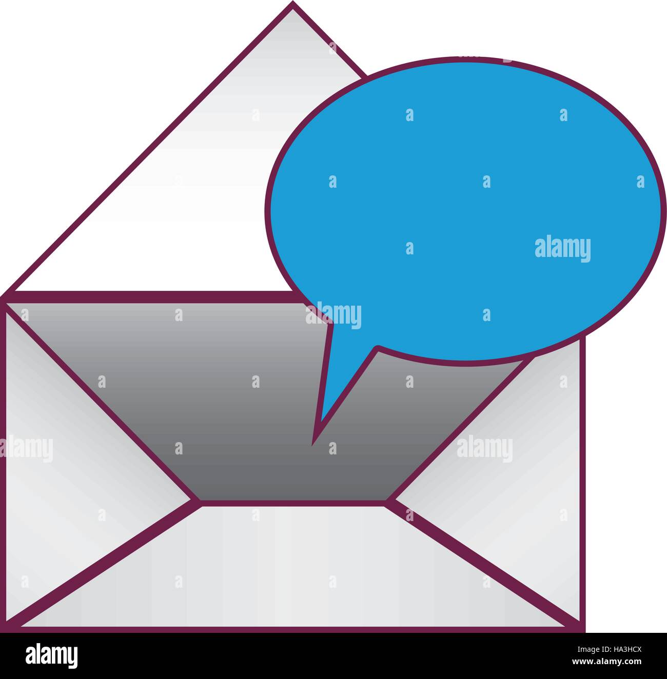 Box of envelopes Stock Vector Images - Alamy