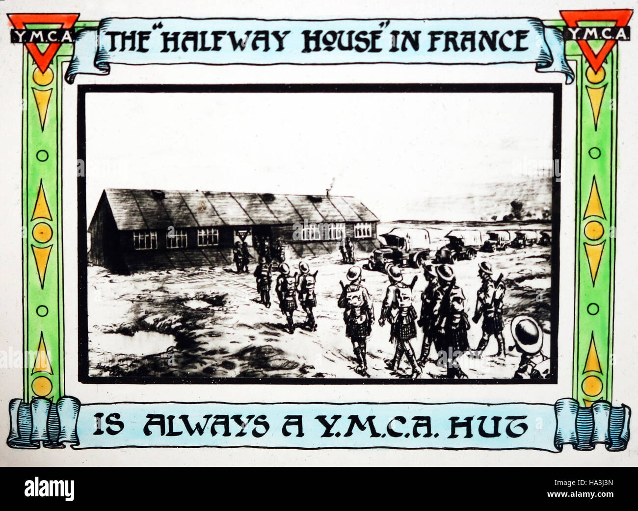 YMCA Halfway house in France during WW1 Stock Photo - Alamy