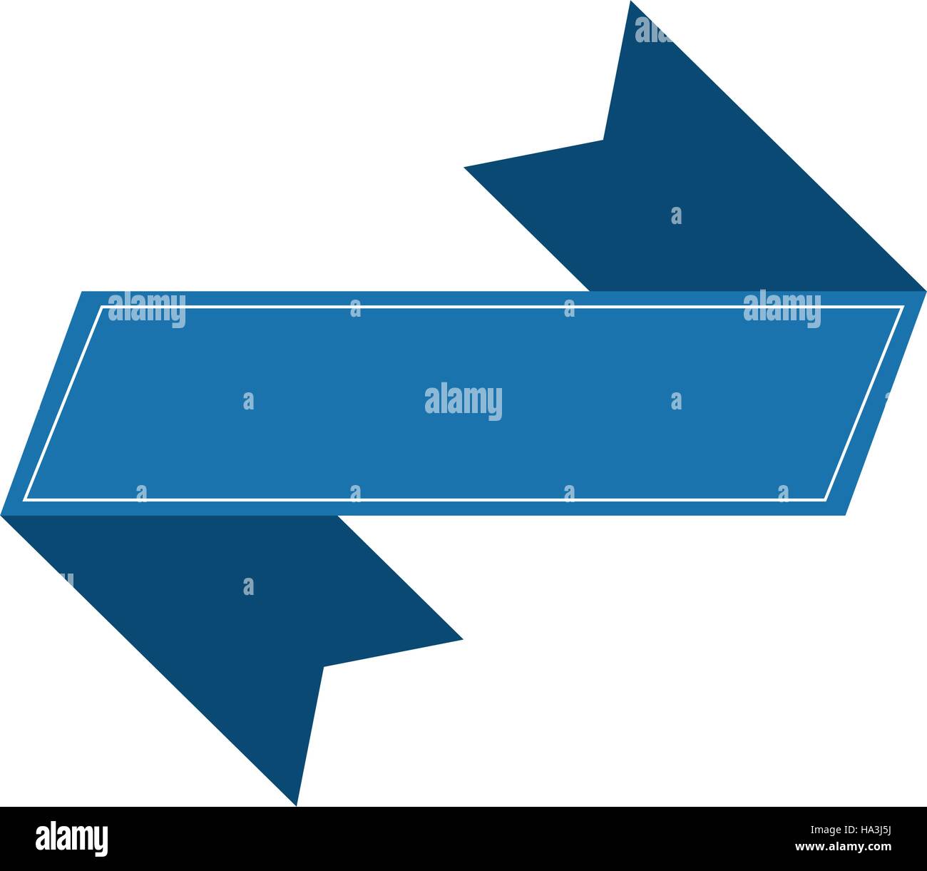 banner ribbon blue graphic Stock Vector Image & Art - Alamy