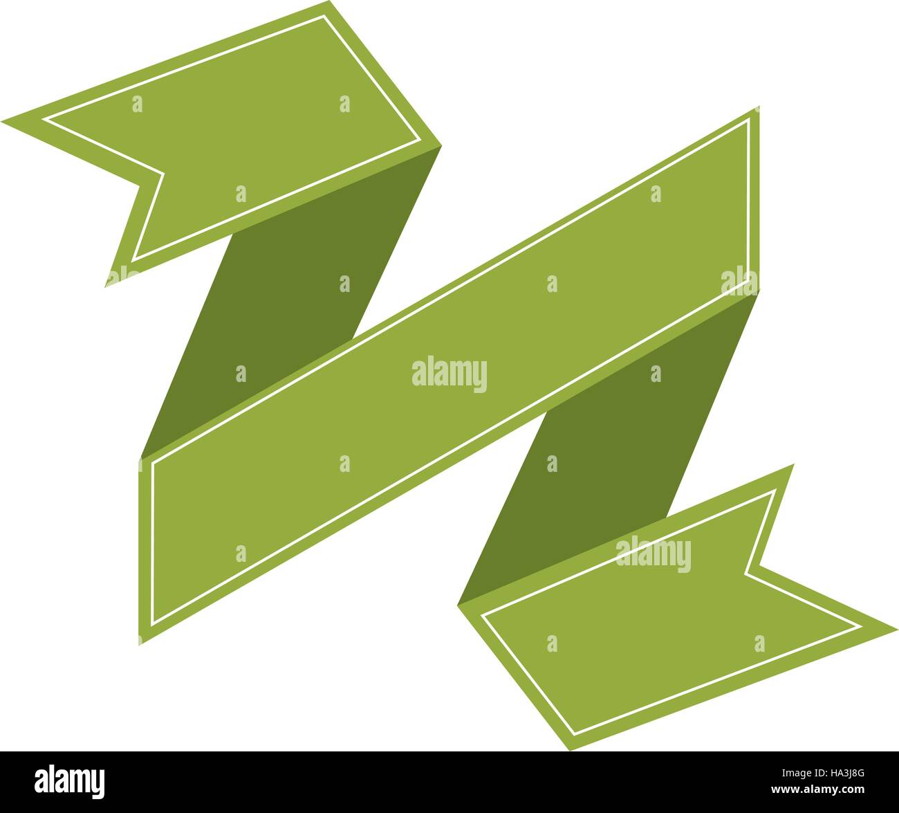 ribbon banner design icon Stock Vector Image & Art - Alamy