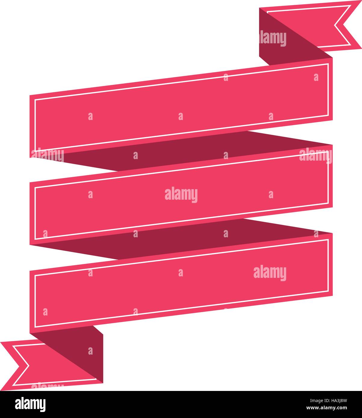 ribbon banner pink design icon Stock Vector Image & Art - Alamy