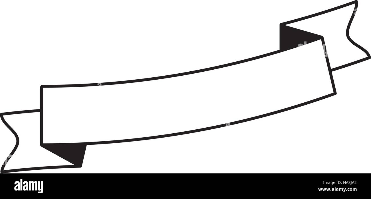 pictogram ribbon banner blank design Stock Vector Image & Art - Alamy