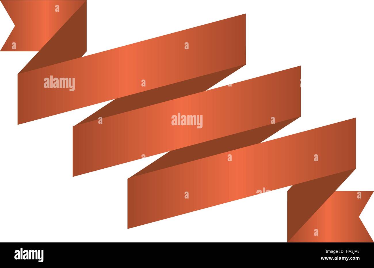 ribbon banner brown design icon Stock Vector Image & Art - Alamy