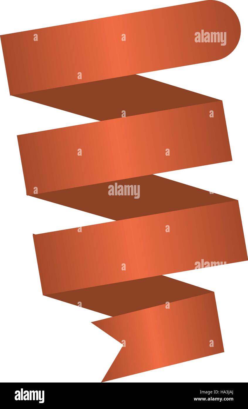 ribbon banner brown design icon Stock Vector Image & Art - Alamy