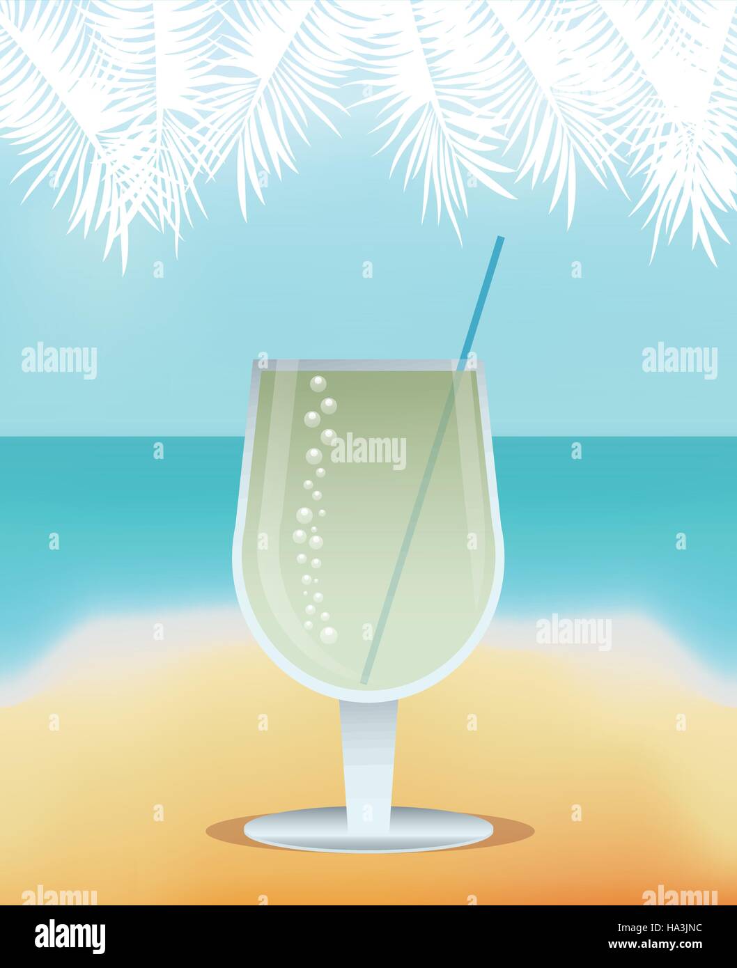 Closeup martini cocktail Stock Vector Images - Alamy