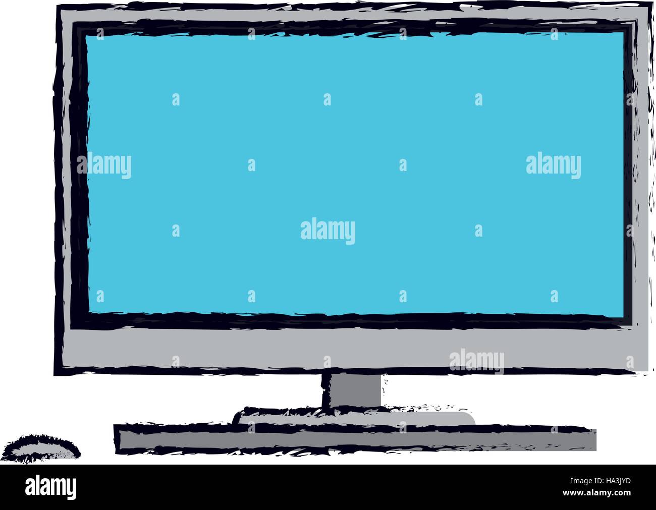 cartoon screen computer wireless device Stock Vector Image & Art - Alamy