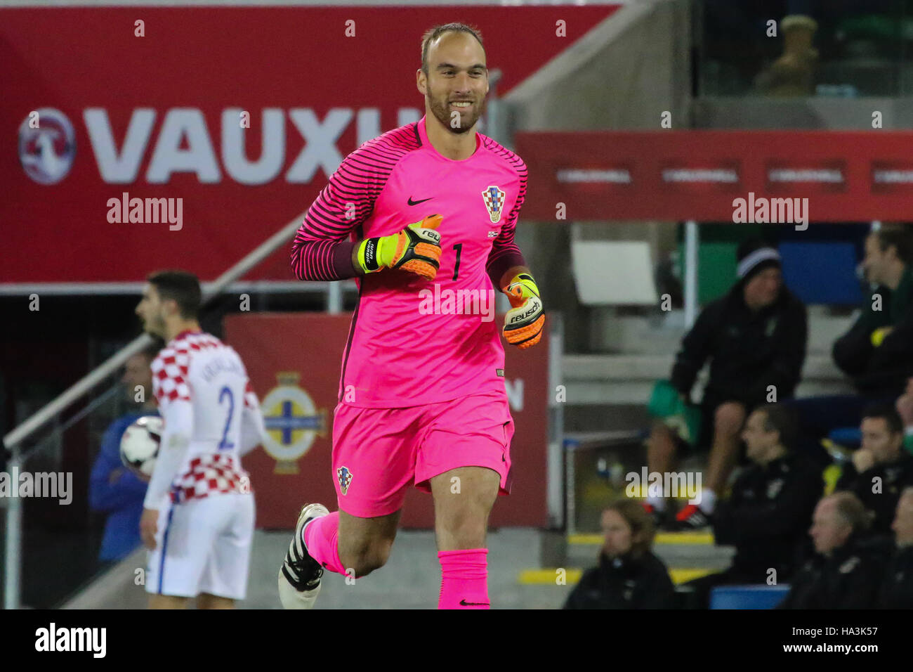 National Football Stadium at Windsor Park, Belfast. 15th November 2016 ...