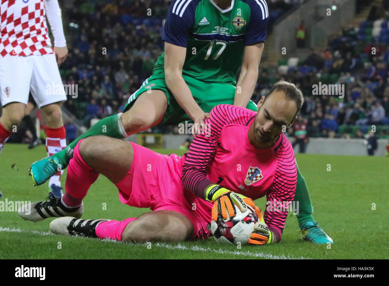 National Football Stadium at Windsor Park, Belfast. 15th November 2016 ...