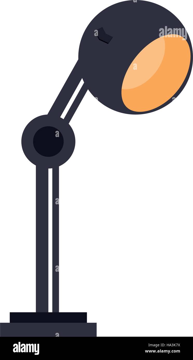 lamp bulb light office icon Stock Vector Image & Art - Alamy