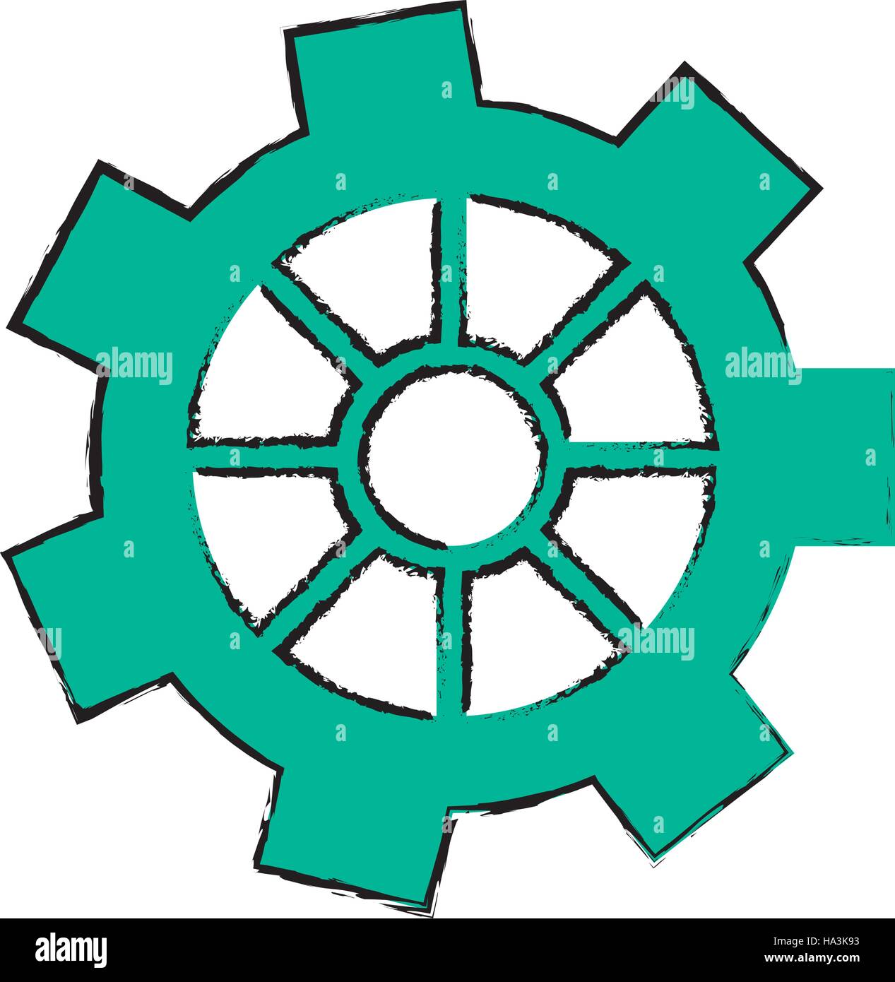 drawing gear wheel engine cog icon Stock Vector Image & Art - Alamy