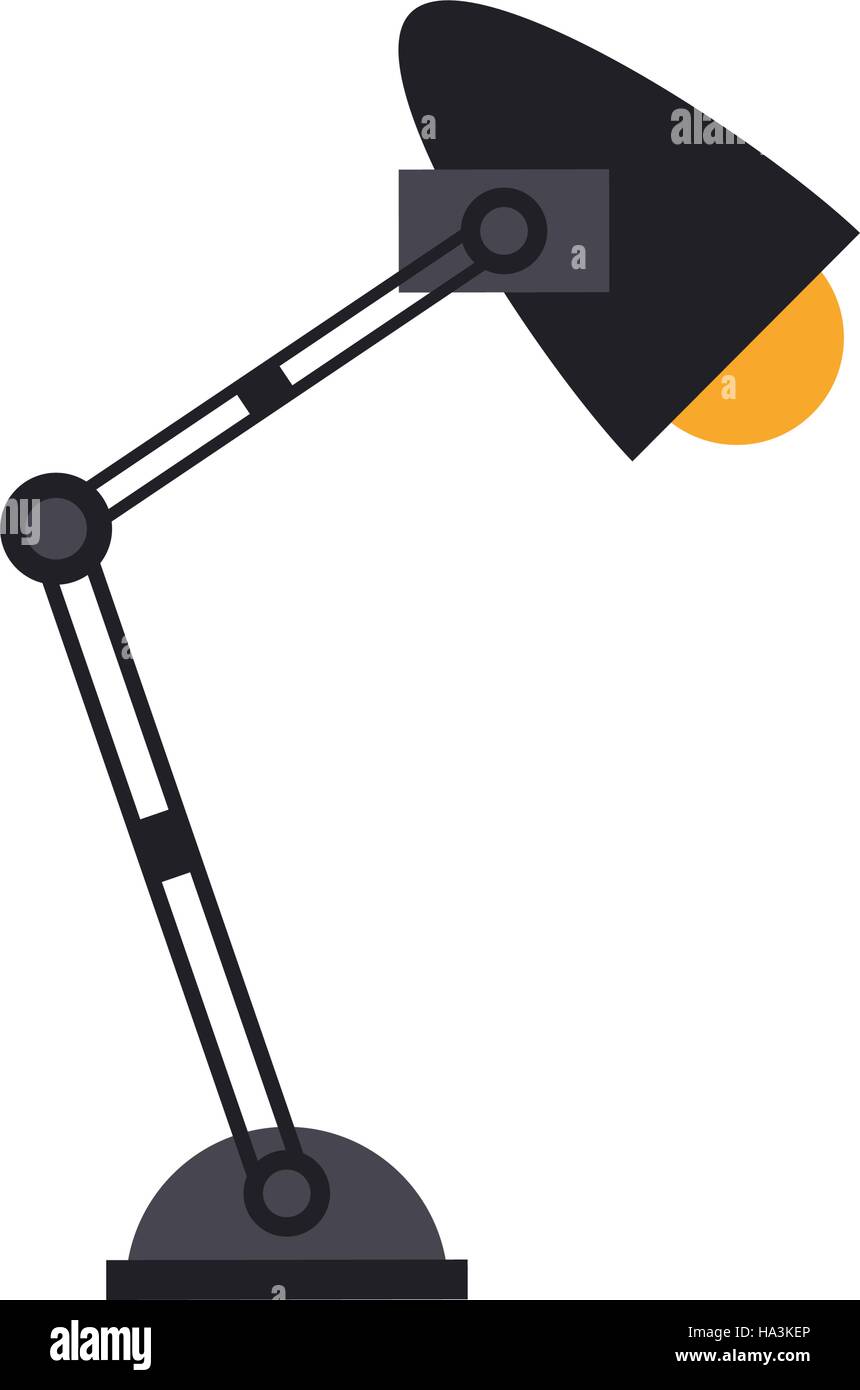 office desk lamp light icon Stock Vector Image & Art - Alamy