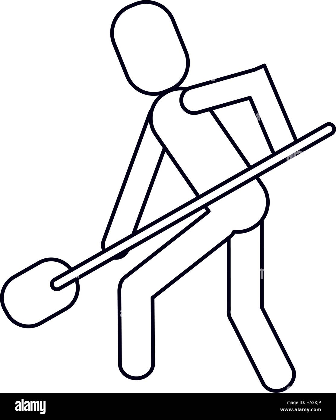 Man Digging Road Work Sign High Resolution Stock Photography and Images ...