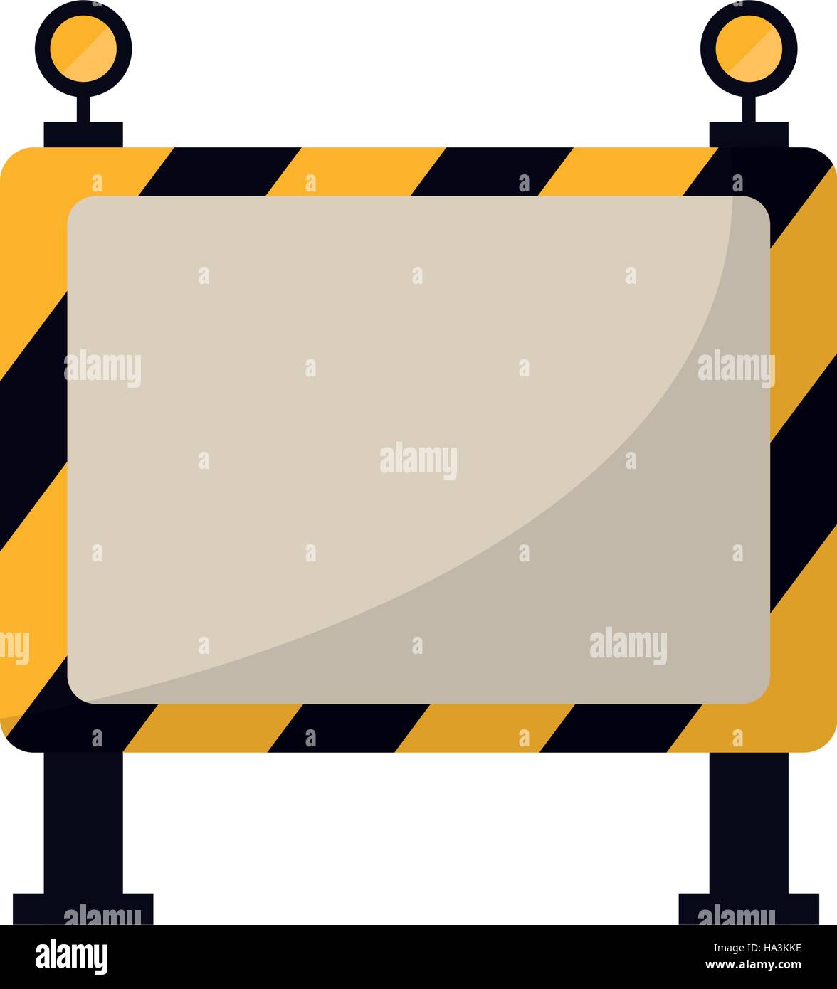 Transportation barricade Stock Vector Images - Alamy