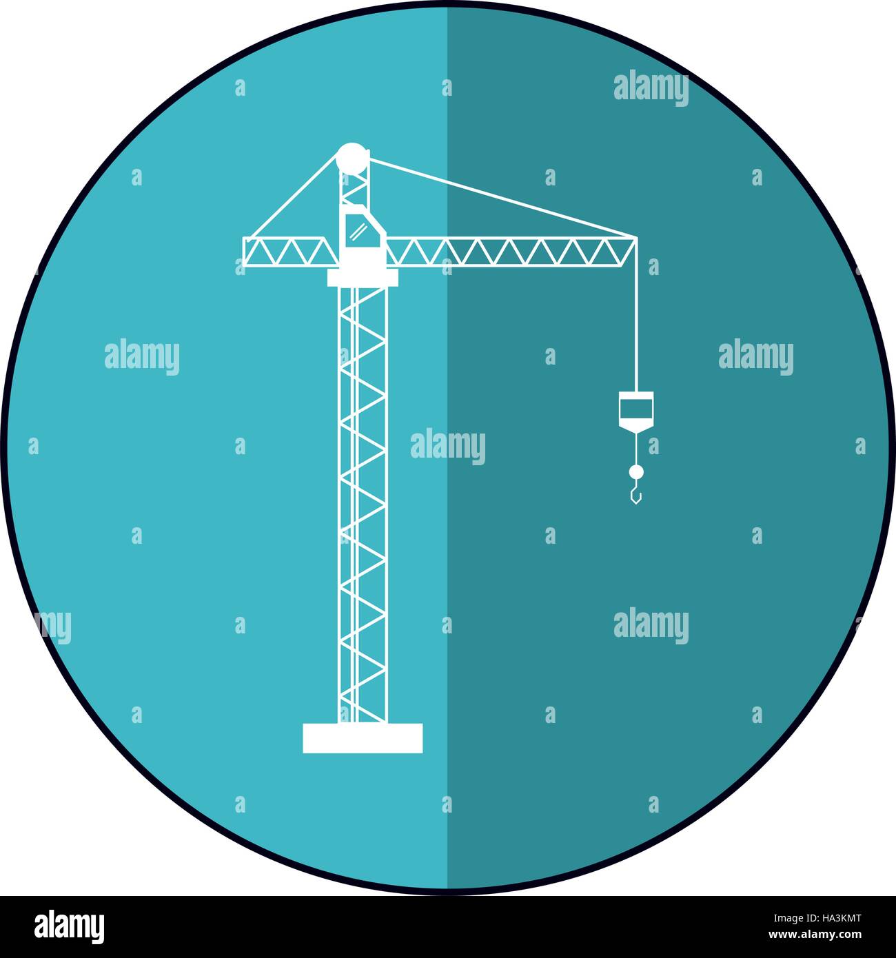 Blue crane and shadow Stock Vector Images - Alamy