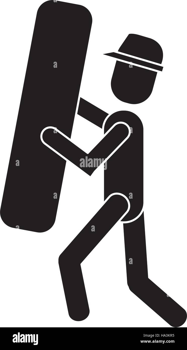 construction man element work pictogram Stock Vector Image & Art - Alamy