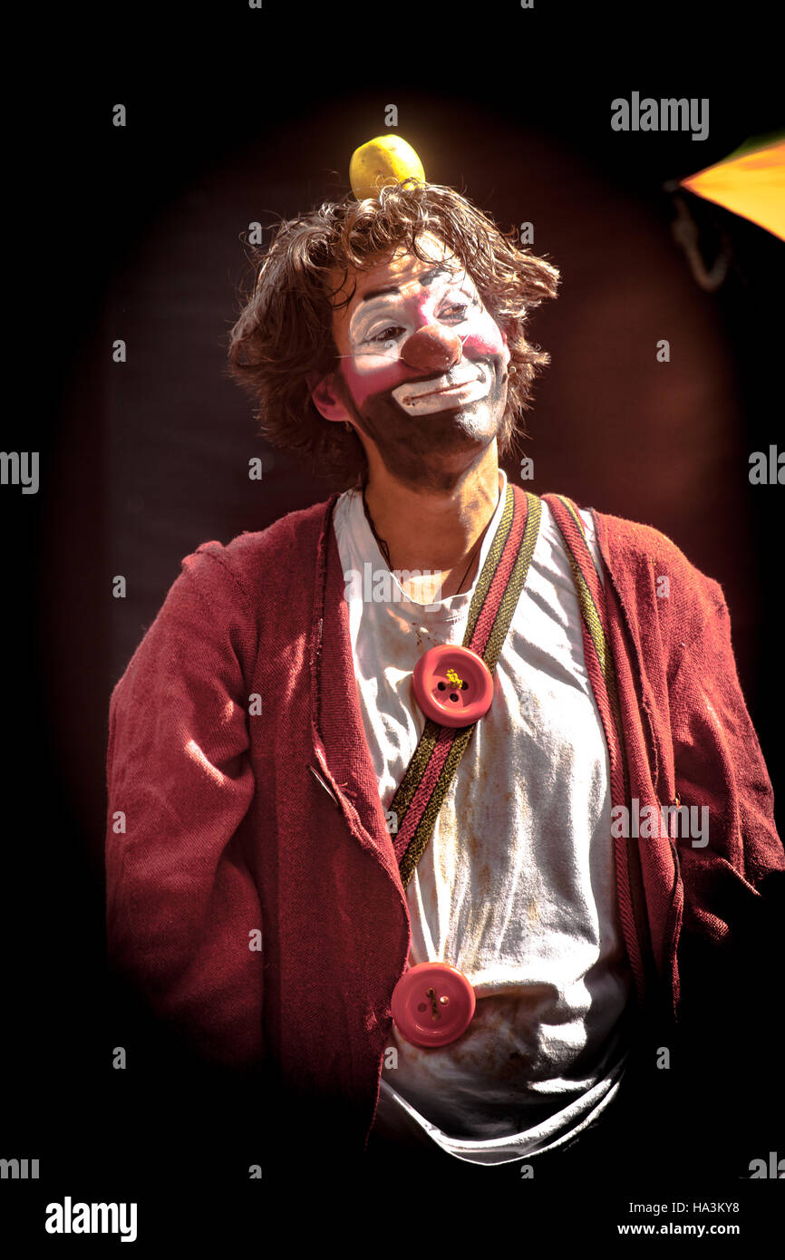 clown performance during the Clownbaret festival Stock Photo - Alamy