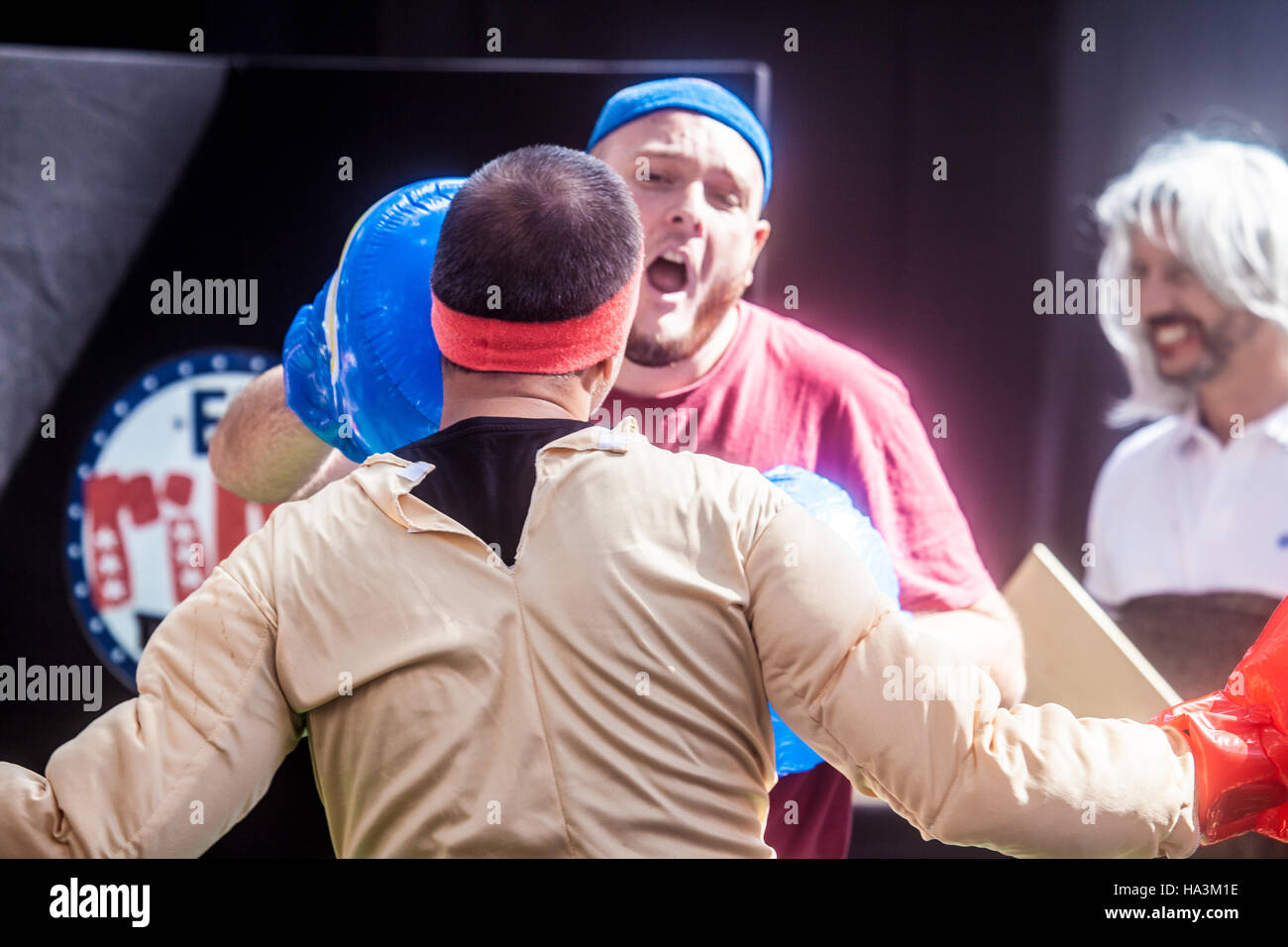 clown performance during the Clownbaret festival Stock Photo - Alamy