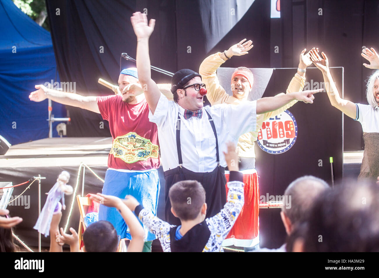 clown performance during the Clownbaret festival Stock Photo - Alamy