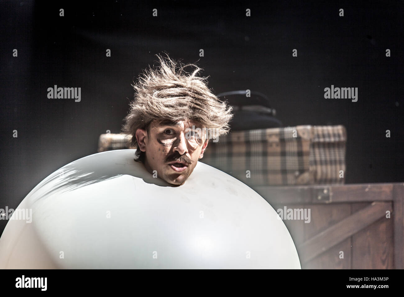 clown performance during the Clownbaret festival Stock Photo - Alamy