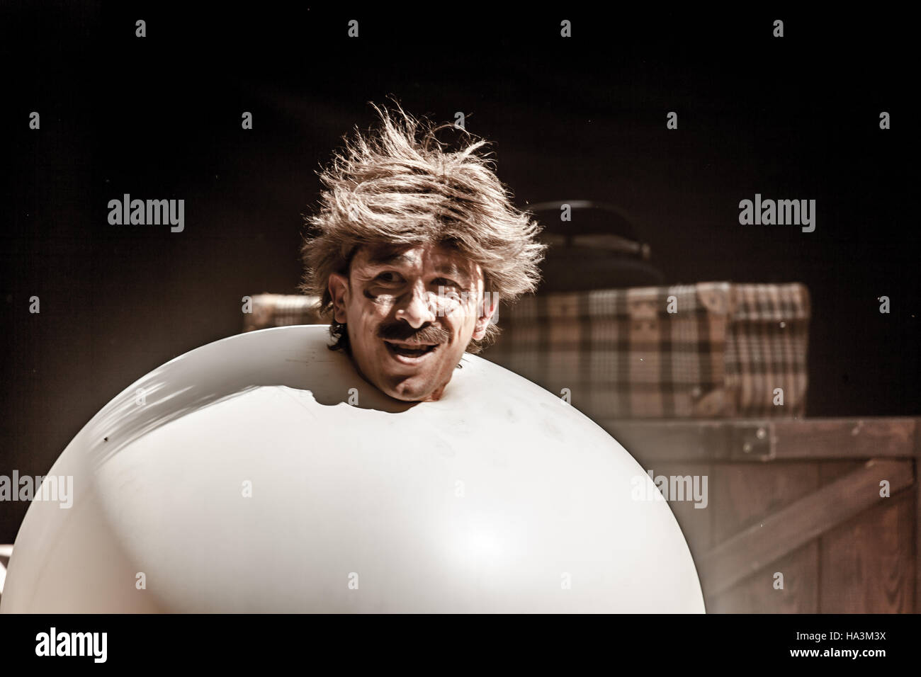 clown performance during the Clownbaret festival Stock Photo - Alamy