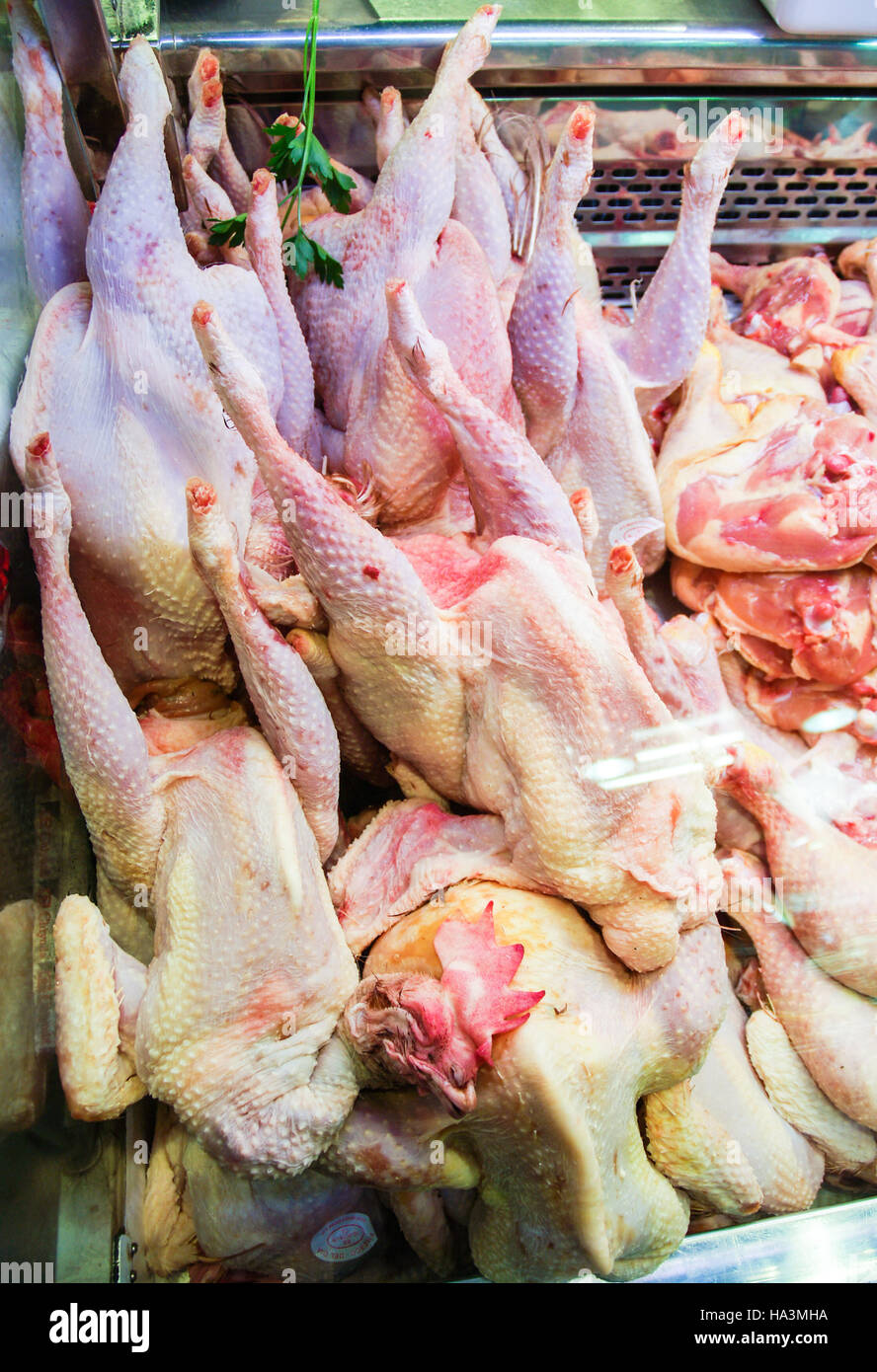 Full fat chicken cut hi-res stock photography and images - Alamy