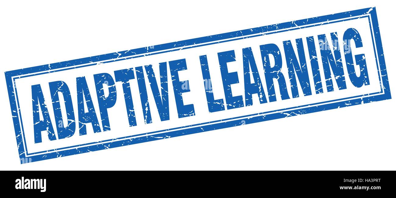 adaptive learning square stamp Stock Vector Image & Art - Alamy