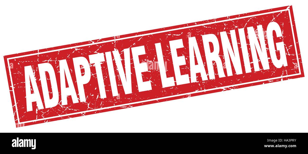 adaptive learning square stamp Stock Vector Image & Art - Alamy