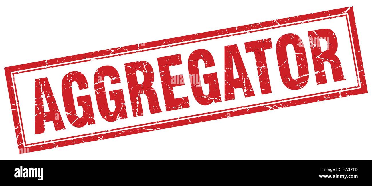 aggregator square stamp Stock Vector Image & Art - Alamy