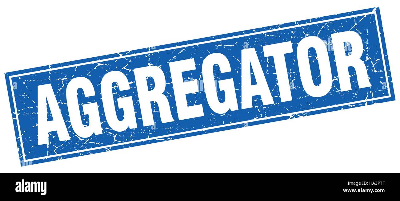 aggregator square stamp Stock Vector Image & Art - Alamy