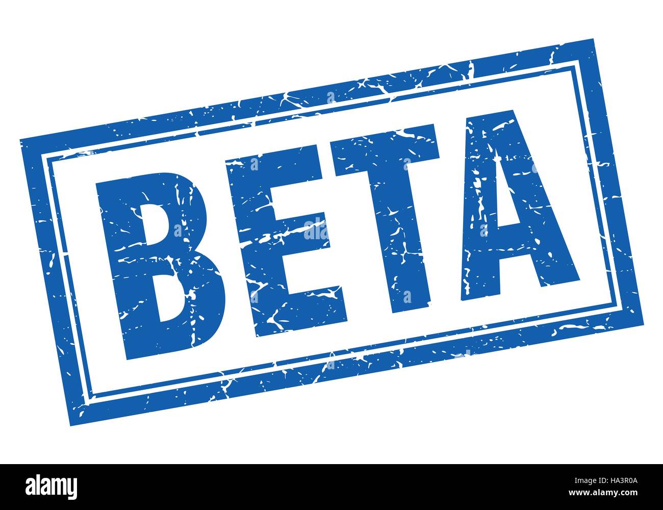 beta square stamp Stock Vector Image & Art - Alamy