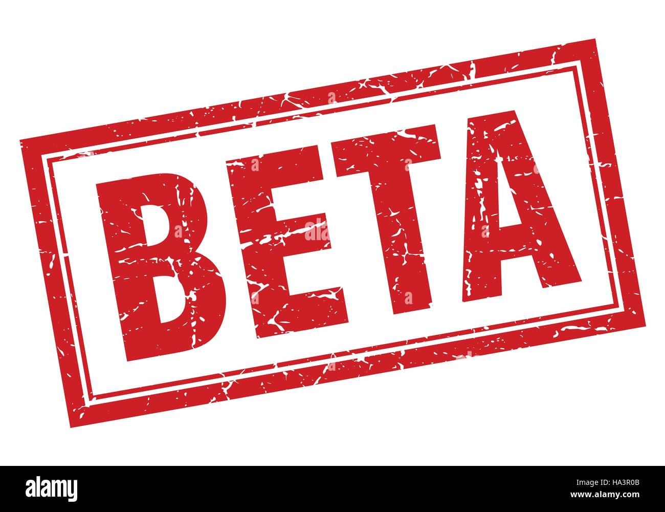 beta square stamp Stock Vector Image & Art - Alamy