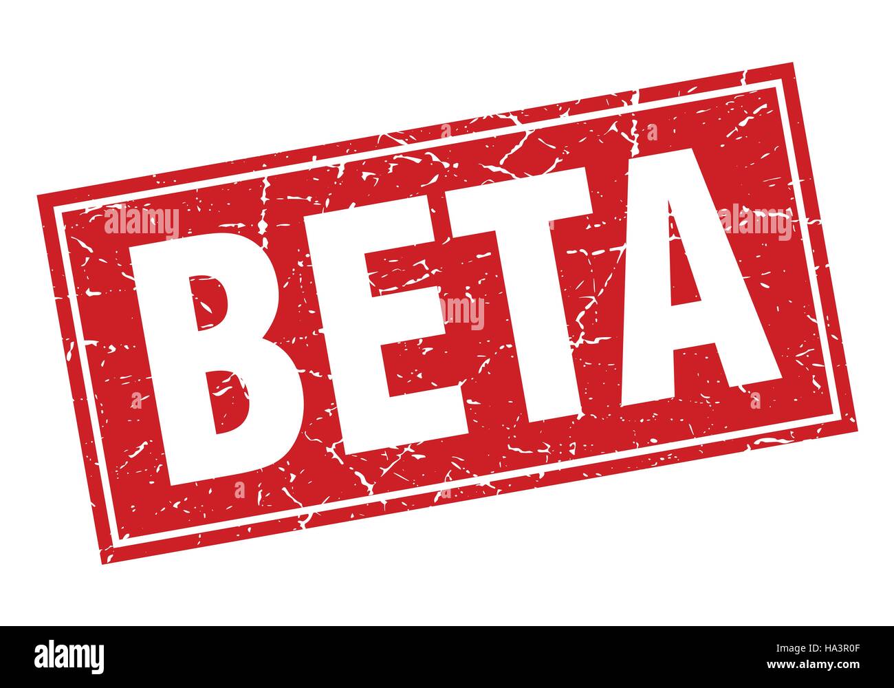 beta square stamp Stock Vector Image & Art - Alamy